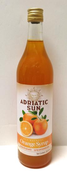 Adriatic Sun Orange Syrup, 1 Liter