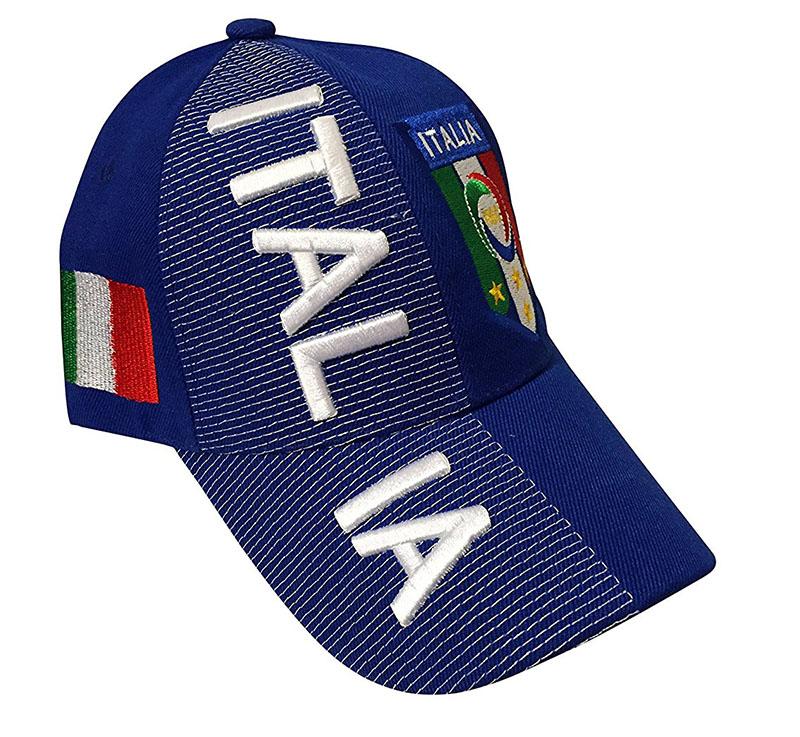 Blue Italia 3D Embroidery Hat | PiccolosNJ.com