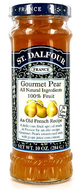 St. Dalfour Gourmet Pear Fruit Spread 10oz
